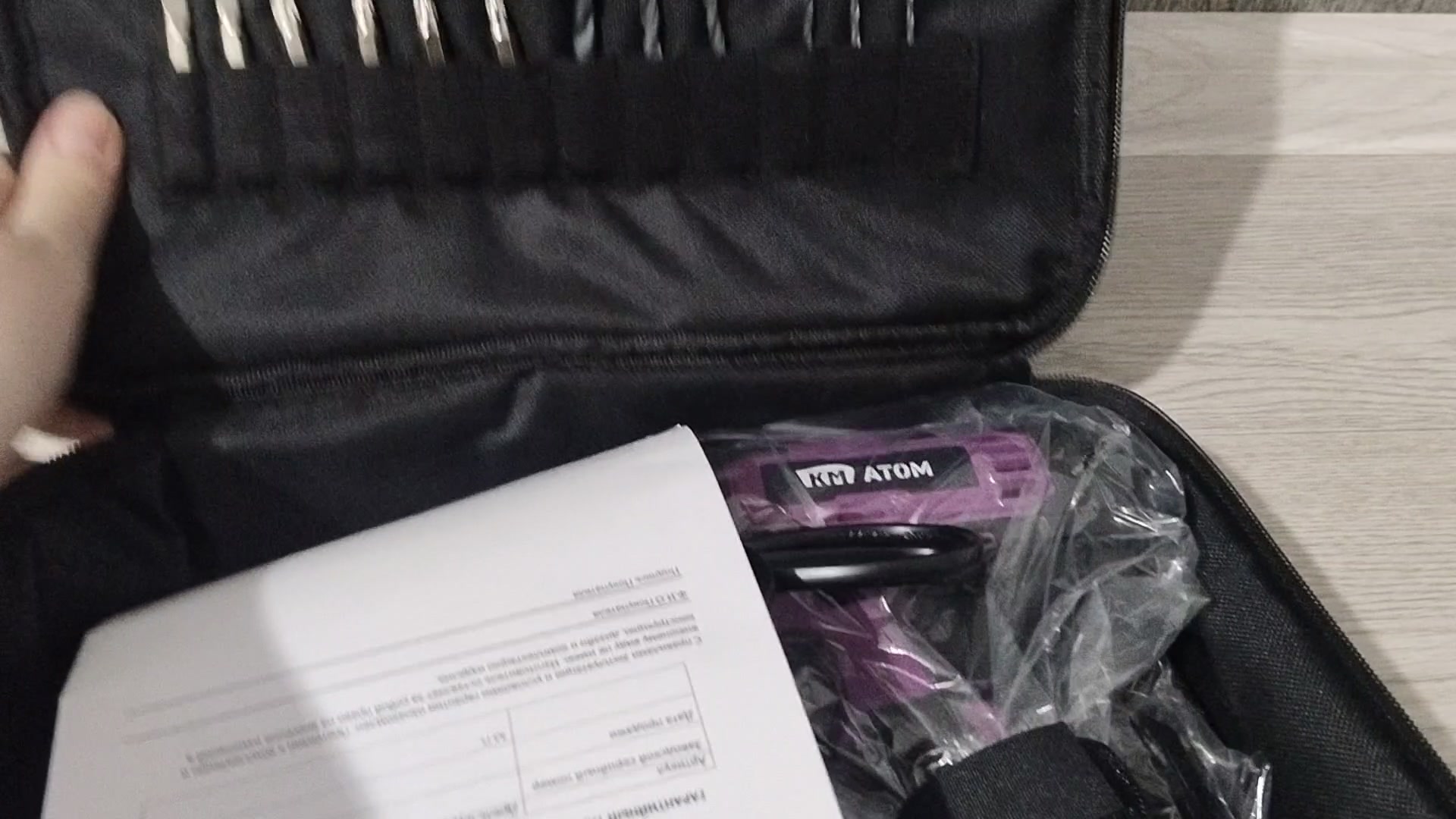 Дрель-шуруповерт аккумуляторная КМ АТОМ 18В 2Ач Li-Ion 2 АКБ и ЗУ (CD ...